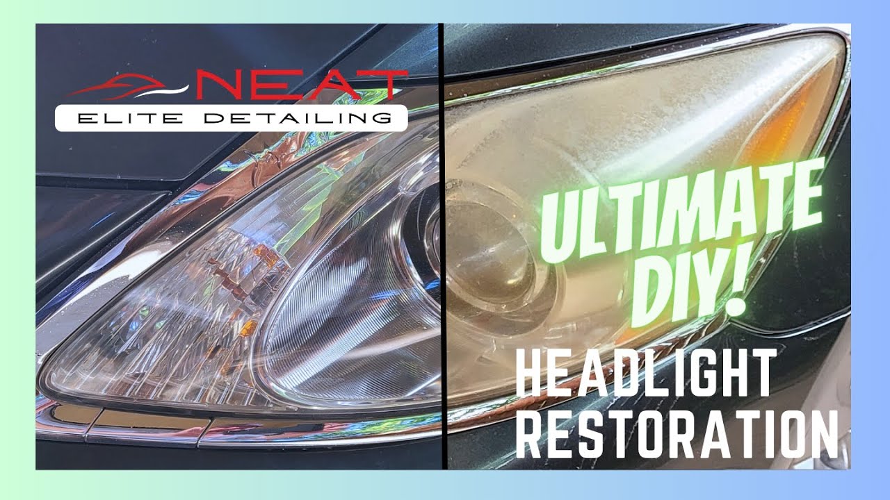 ULTIMATE HEADLIGHT RESTORATION PROCESS | DIY - Tutorial - No Clear Coat!