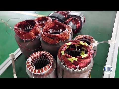 Automatic EV Car Engine Motor Stator Production Assembly Line
