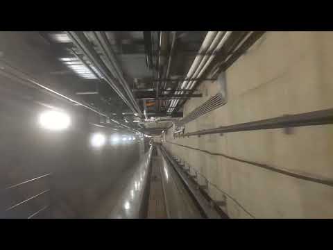 MSP Airport Tram time lapse: Car Rental to Terminal 1