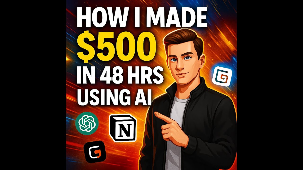 How I Made $500 in 48 Hours with an AI Course (No Audience, No Filming)