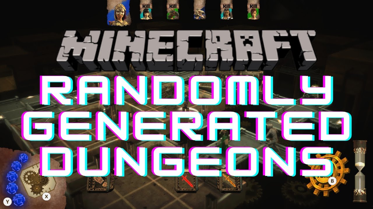 Minecraft Random Dungeon Generation Showcase!