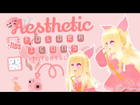 How to make AESTHETIC icons for your folders on Mac || + How to make them aesthetic