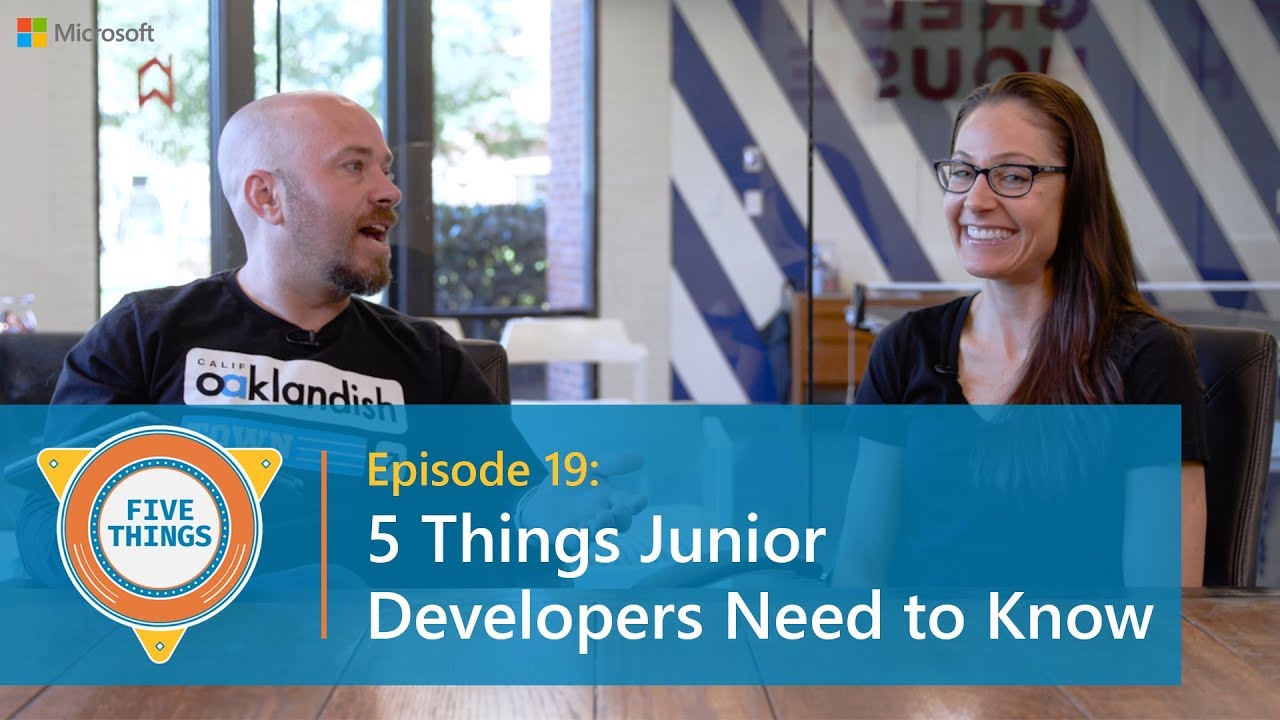 #FiveThings Junior Developers Need to Know