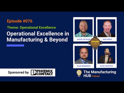 Ep. 76 - [Max Krug & David Crysler] Understanding Operational Excellence & the Role in Manufacturing