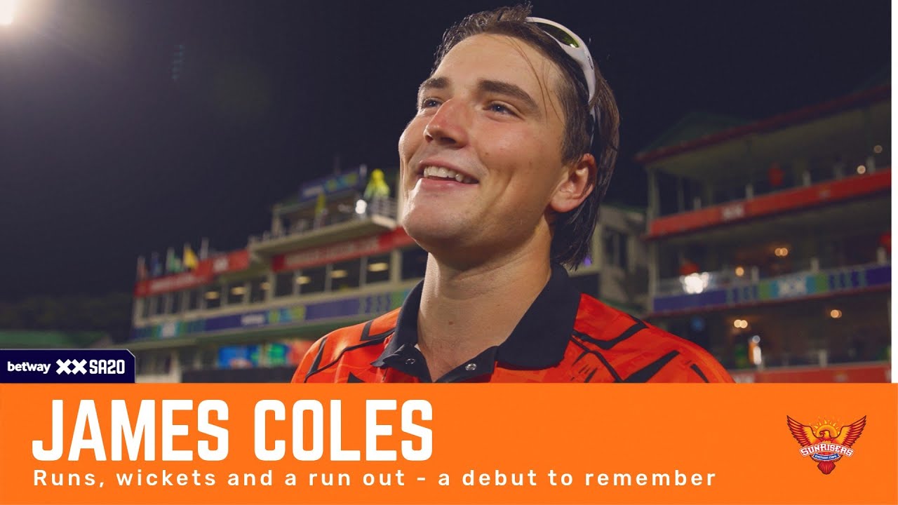 James Coles, Sunrisers Eastern Cape | SECvJSK Post-match interview ...