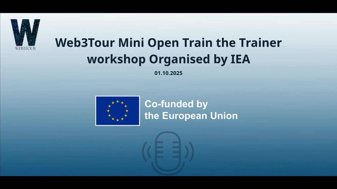 Web3Tour Mini Open Train the Trainer workshop Organised by IEA