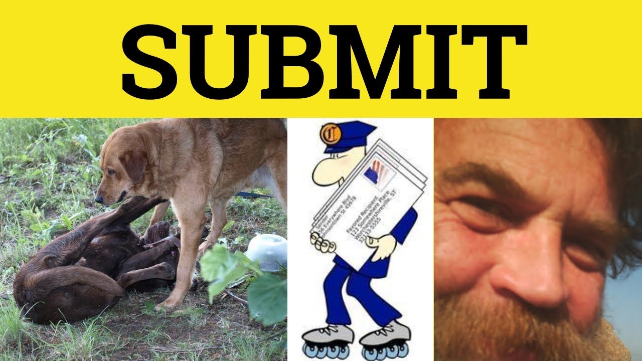 🔵 Submit - Submit Meaning - Submit to Examples - Submitted Definition
