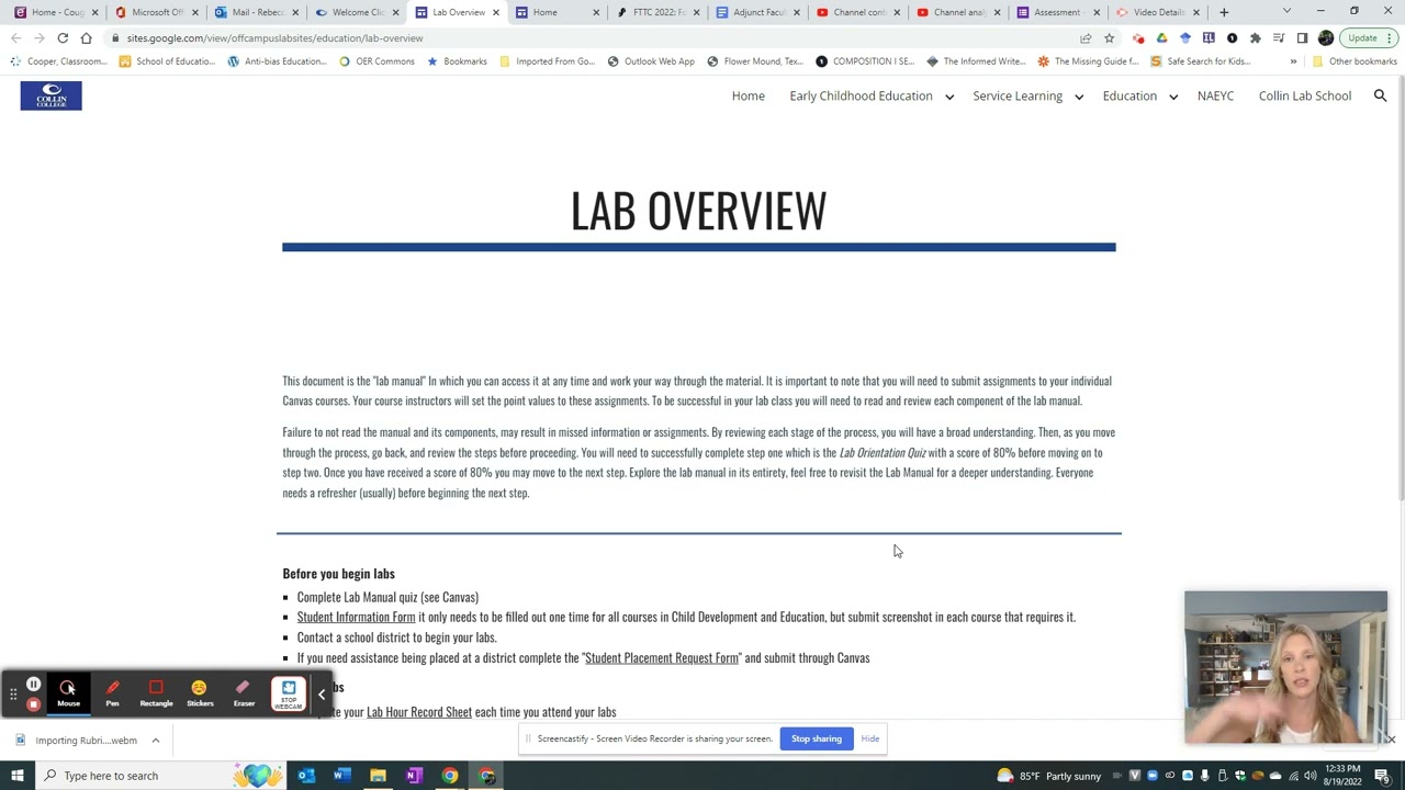 Importing Lab Module & Explanations of Labs