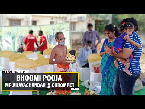 Bhoomi Pooja | Mr.Vijayachandar @ Chrompet | DEEJOS Architects