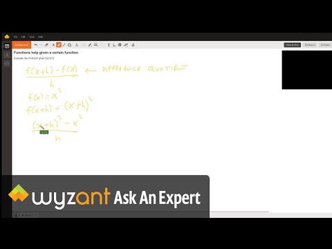 How to Use Difference Quotient