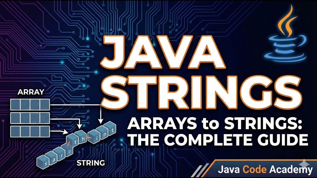 Java Strings Explained in 10 Minutes | String Methods & Examples | Java Full Course Day 8
