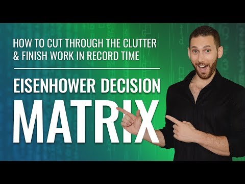 The Eisenhower Matrix: How To Cut Through The Clutter & Finish Work In Record Time