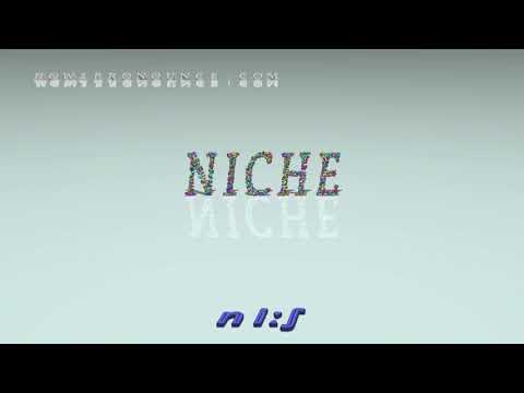 niche - pronunciation + Examples in sentences and phrases