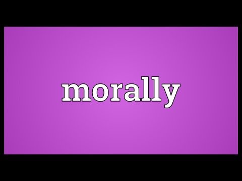 Morally Meaning