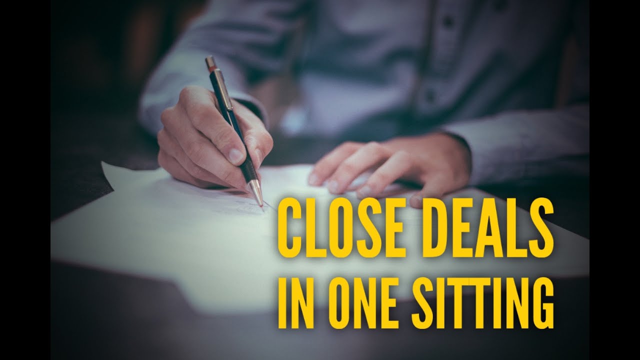 How To Close Deals in One Sitting | ABCweekly 021