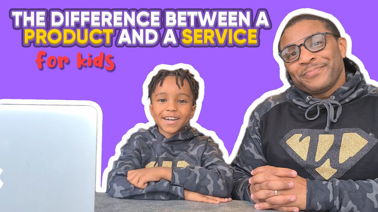 The Difference between a Product and a Service - for Kids