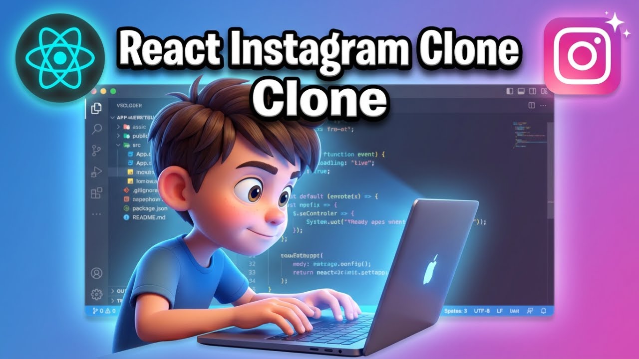 Build a React.js Instagram Clone Web App in Browser With Authentication & Database Using TypeScript
