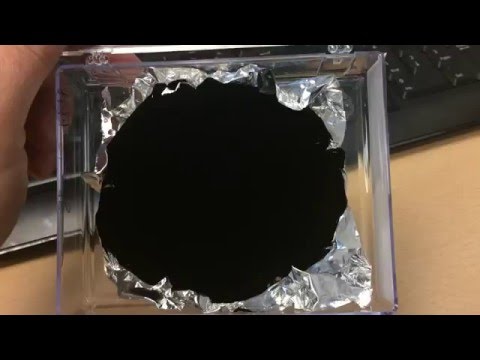 This Sphere Is So Ridiculously Black That It Just Looks Like a Circle
