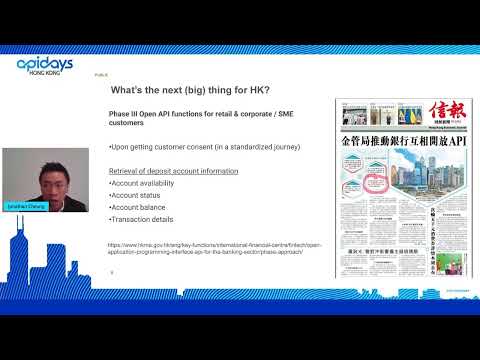 Apidays HongKong 2022 - Open Banking Ecosystem – Development, Opportunities & Challenges.