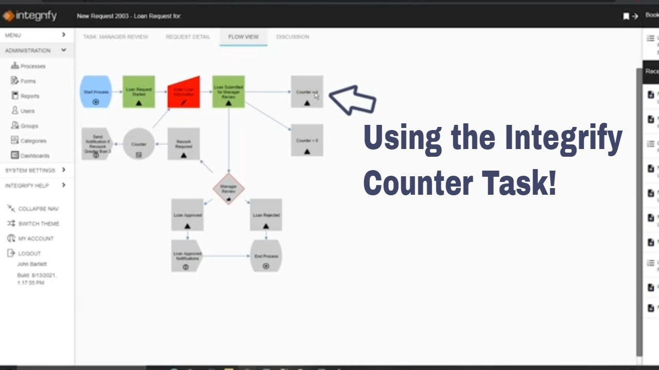 Using the Integrify Counter Task