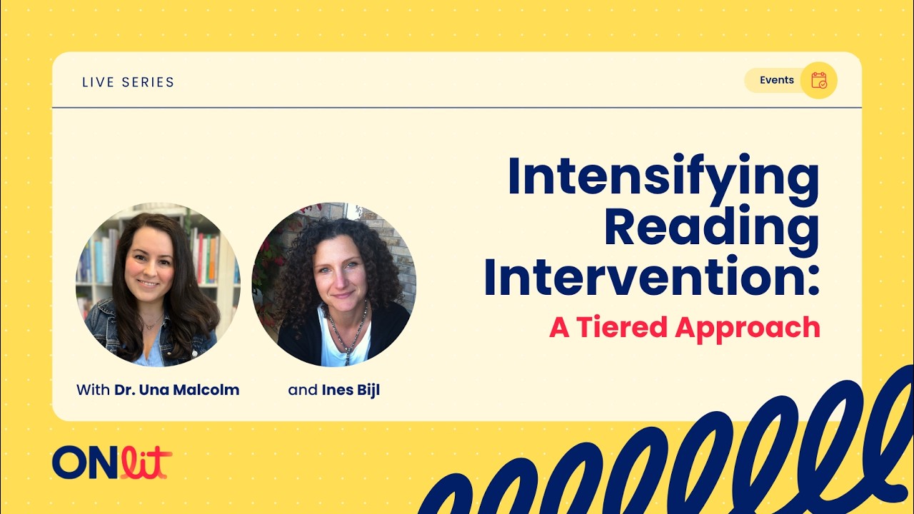 Intensifying Reading Intervention Part 3: A Tiered Approach