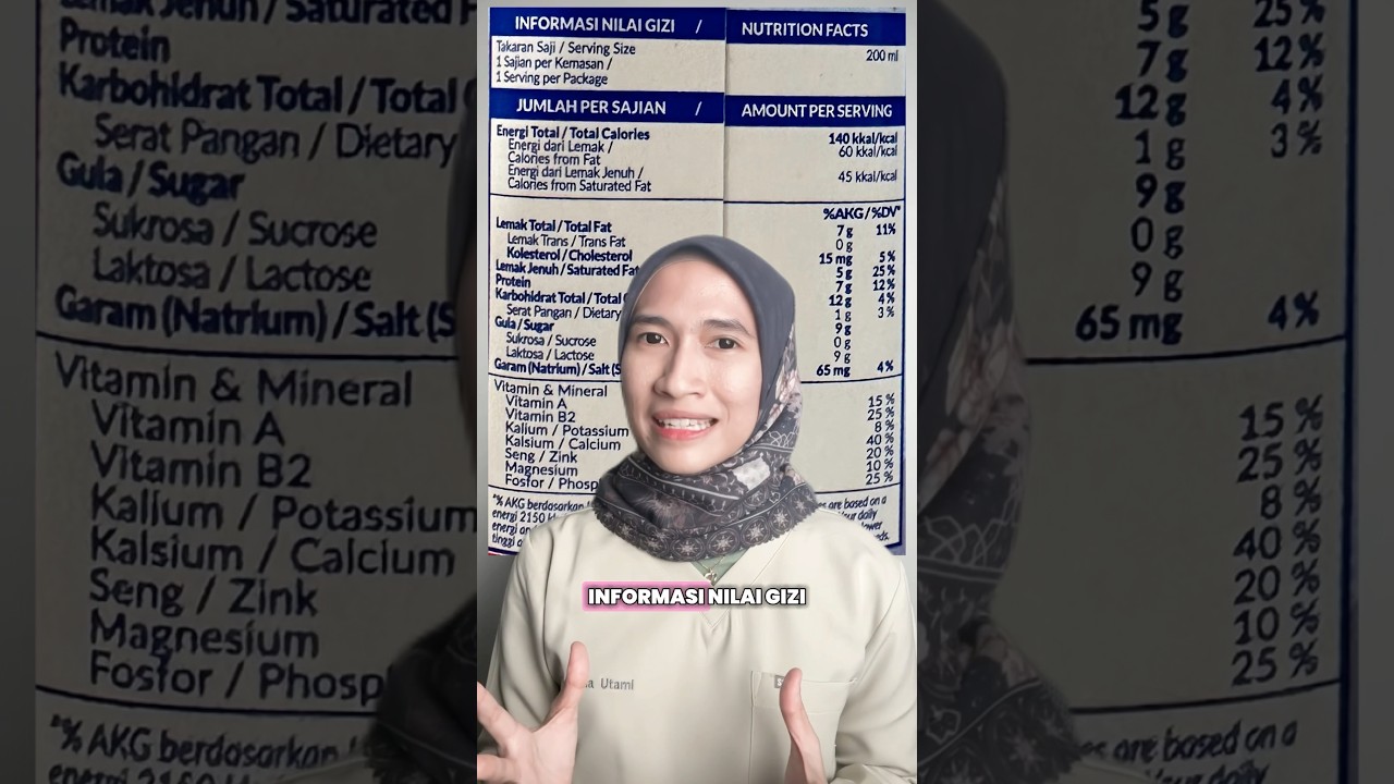 How to Read Nutritional Information Labels✅