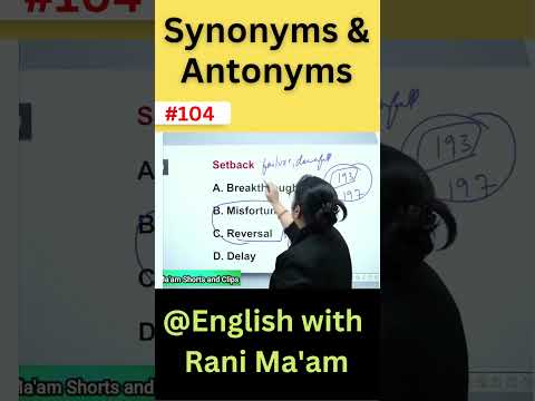 Setback | Synonyms & Antonyms | Vocab | UC LIVE