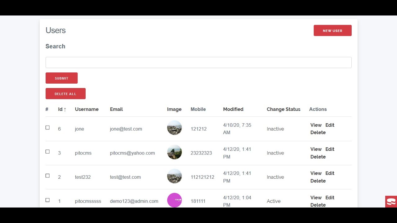 CakePHP 4 print hasOne data.(31)