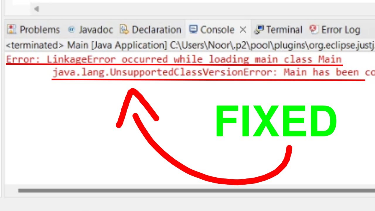 SOLVED Java LinkageError occurred while loading main class in Eclipse
