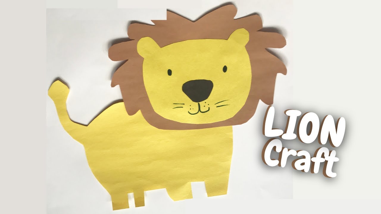 Lion Craft  (Free Template)