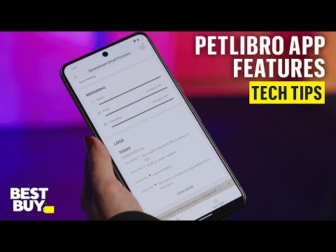 App Features for PETLIBRO Dockstream App Monitoring Pet Water Fountain – Tech Tips from Best Buy