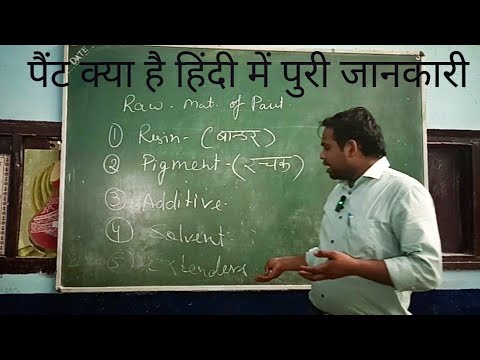 What is Paint in Hindi & Classification of Paint | पेंट क्या है और पेंट का वर्गीकरण हिंदी में