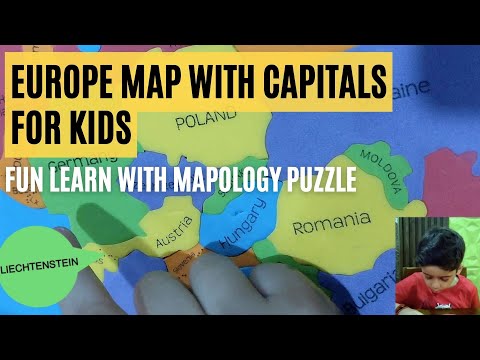 Learn Europe Map with Countries & Capitals | Fun Geography using Mapology