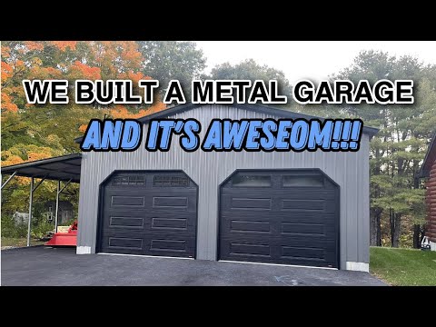 Metal Garage Build from Best Choice Metal Structures