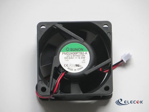 PMD2406PTB2-A 24V 5.0W 2wires cooling fan