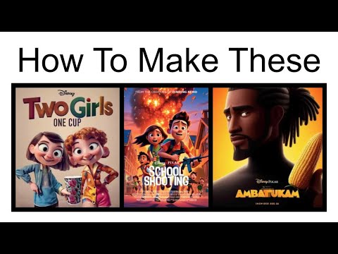 How To Make AI Generated Disney Movie Posters