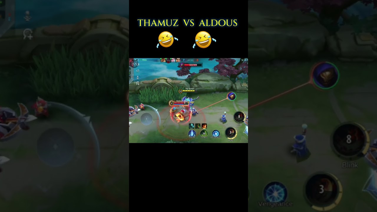 thamuz  vs aldous🔥🤣in rank#mlbb#shorts#chishy gaming