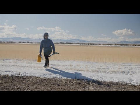 Snow Scientists in the Windswept Montana Prairie