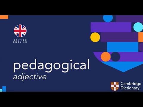 How to pronounce pedagogical | British English and American English pronunciation
