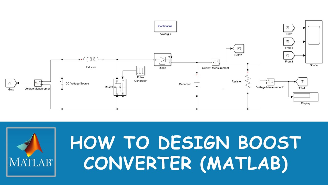 How to Calculate and Design Boost Converter using MATLAB Simulink