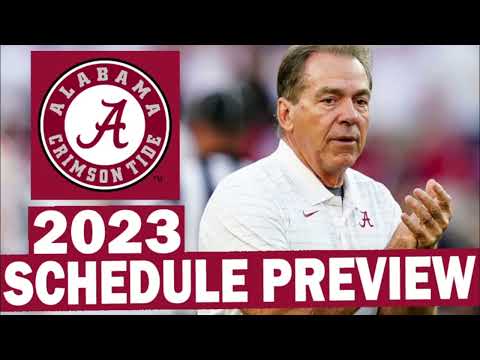Alabama 2023 Schedule Preview