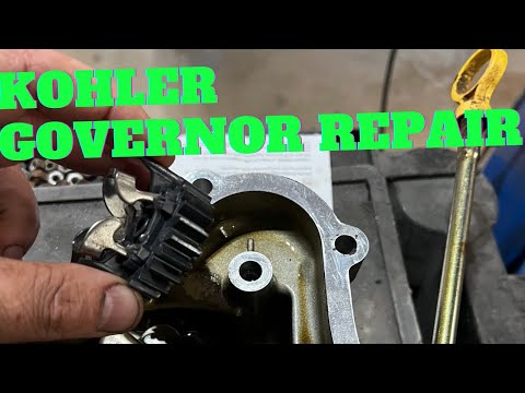 Kohler V twin governor failed and repaired