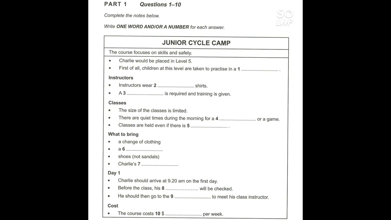 Cambridge 16 Listening test 3 with Answer | cam 16 test 3