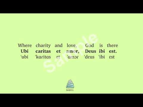 Ubi caritas I (Sample)