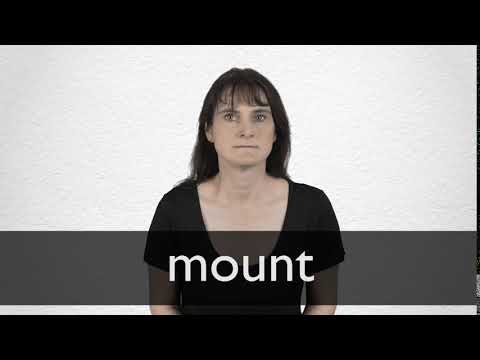 How to pronounce MOUNT in British English