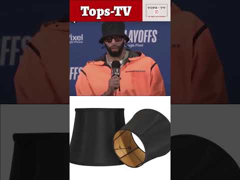 Anthony Davis and his lampshade hat #Short