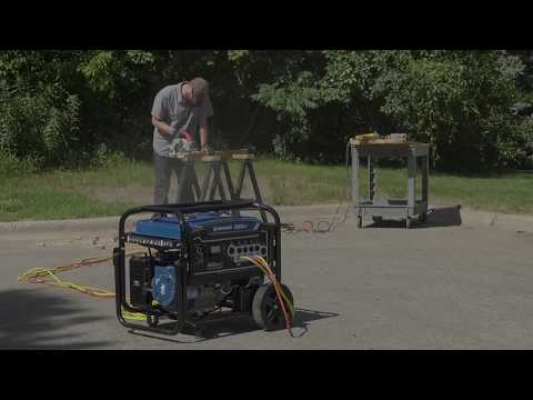 Powerhorse Portable Generator - 9000 Surge Watts, 7250 Rated Watts, Electric Start, EPA Compliant