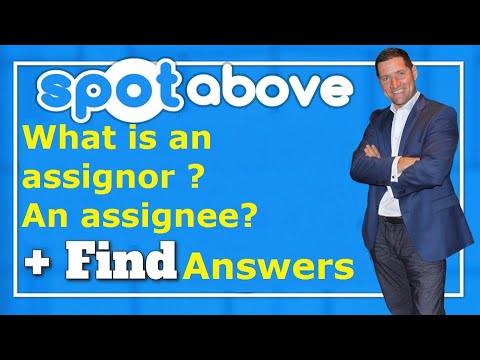 Real Estate Exam Questions. Contracts. What is an assignor? What is an assignee?