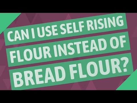 Can I use self rising flour instead of bread flour?