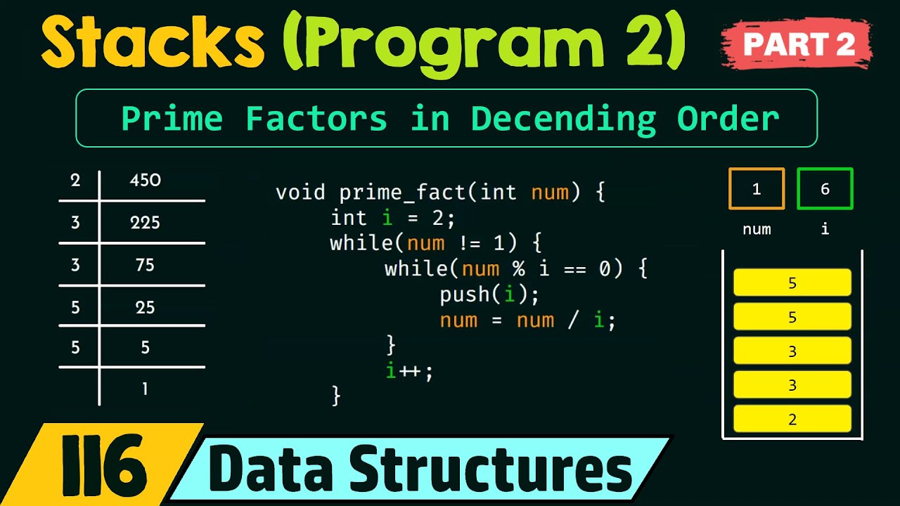 Stacks (Program 2) – Part 2